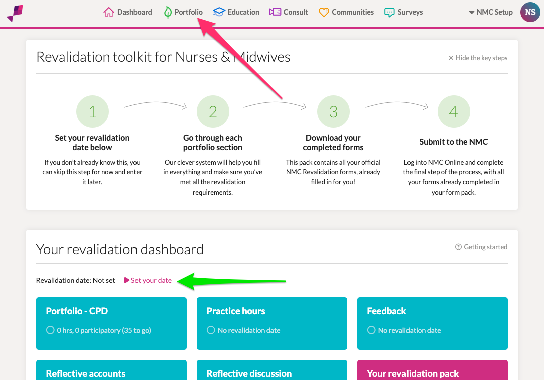 Setting yourself up to use the NMC Revalidation toolkit – FourteenFish ...