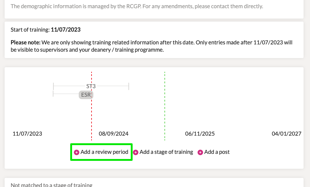 How to add a Review period - LONDON Deanery Registrars only ...