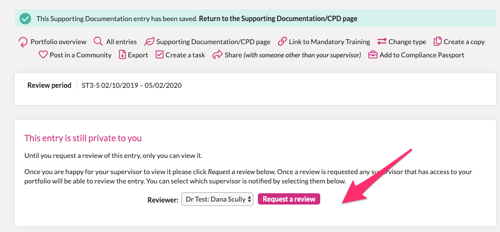 How to share Learning Logs with Supervisors – FourteenFish Help Centre